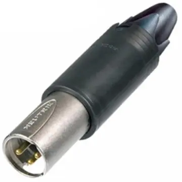 Neutrik NC3FMC Conector Neutrik Macho Color Negro | Only Music Shops